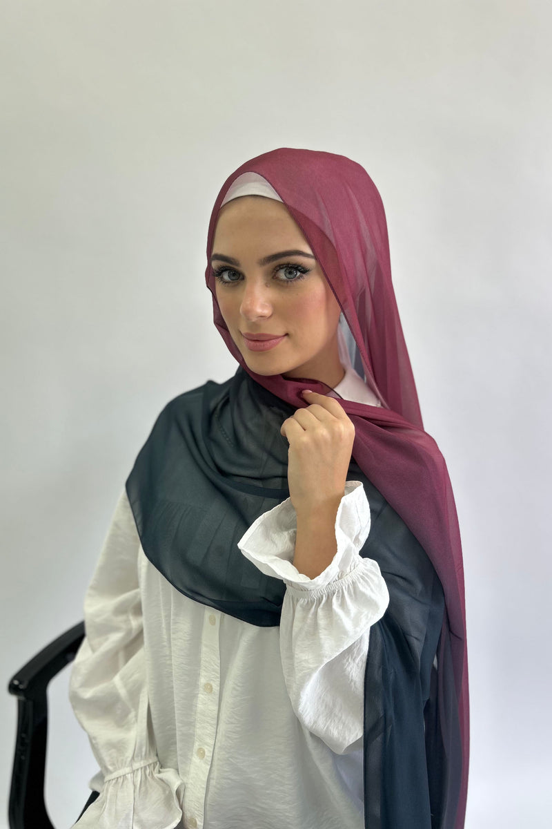 Long Hijab | Ombre crepe Hijab – Arabesque